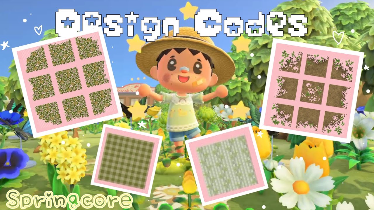 Springcore Designs That I Use on My Island!! ACNH (⭐️Read Description⭐️) - YouTube