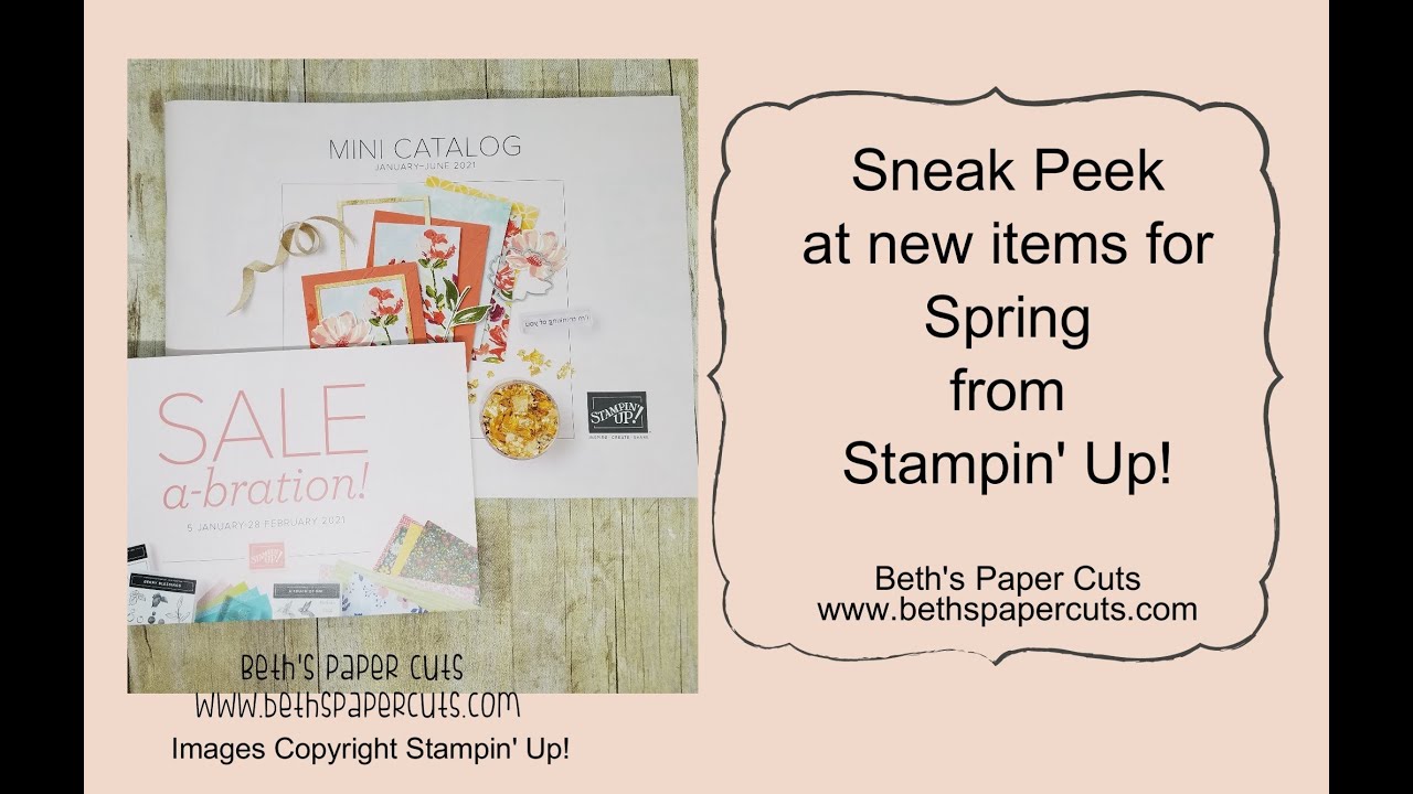 Sneak Peek of Spring 2021 Mini Catalog from Stampin' Up! - YouTube
