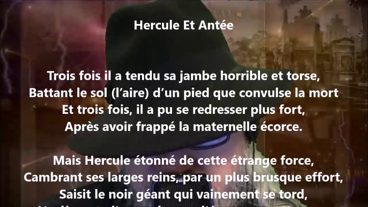 Hercule et Antée - José-Maria de Heredia lu par Yvon Jean - YouTube
