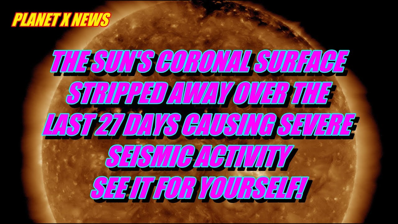 THE SUN'S CORONAL SURFACE RIPPED AWAY IN FEB. 2018 - YouTube
