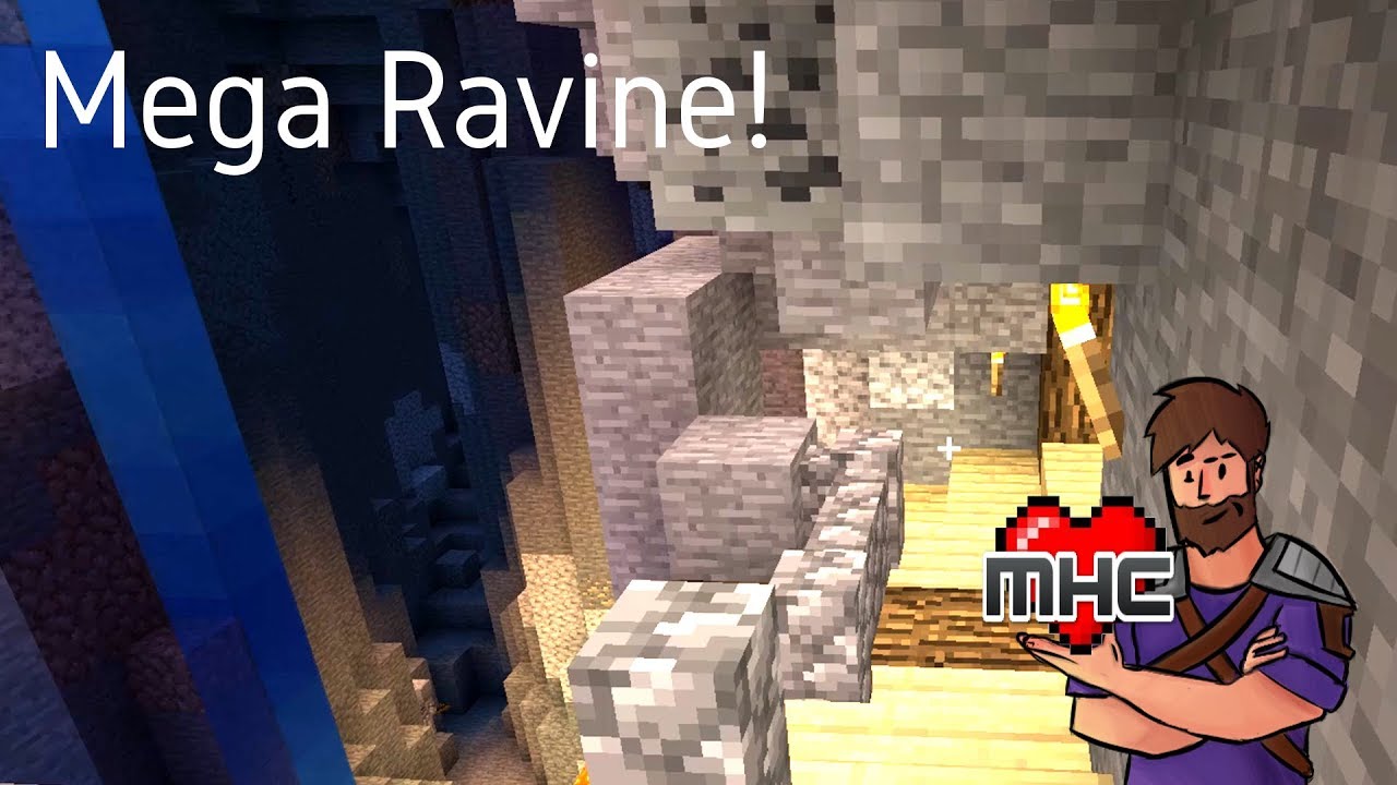 MEGA RAVINE SEED! : Minecraft Hardcore Challenge May 2018 Episode 1 ...