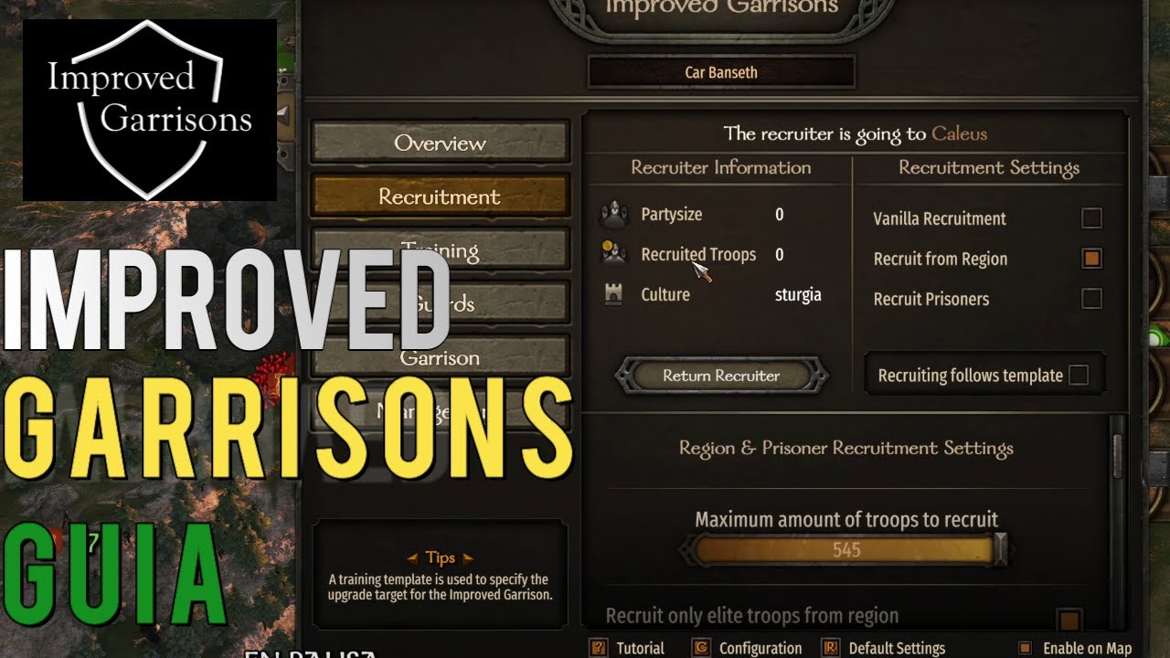 Guia detallada de el mod Improved Garrison - YouTube