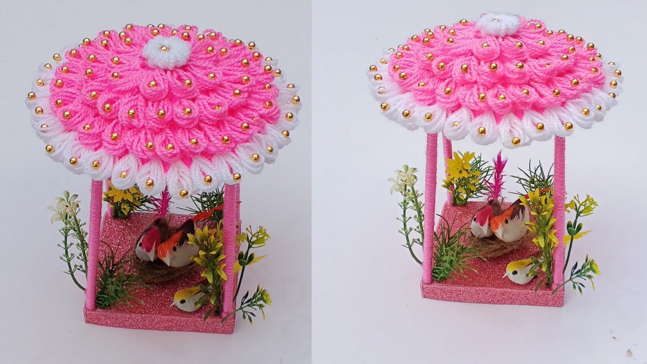 Amazing woolen showpices/ Woolen art and craft-Best reuse ideas/ DIY ...