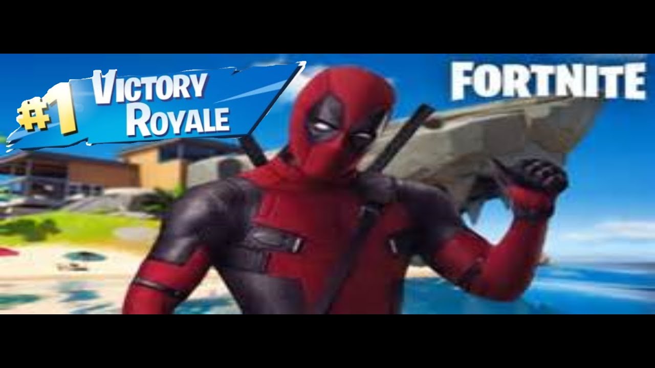 First Win With The Dead Pool Skin Fortnite - YouTube