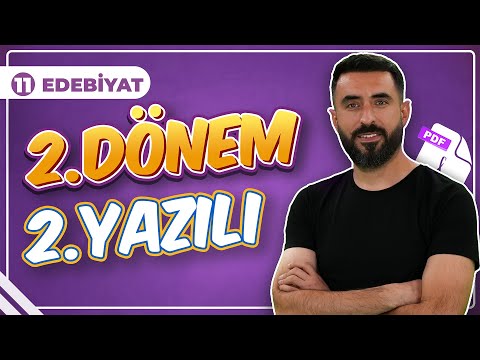 11.SINIF EDEBİYAT 2.DÖNEM 2.YAZILI SORULARI / 2.PROVA / HEDEF 100🔥