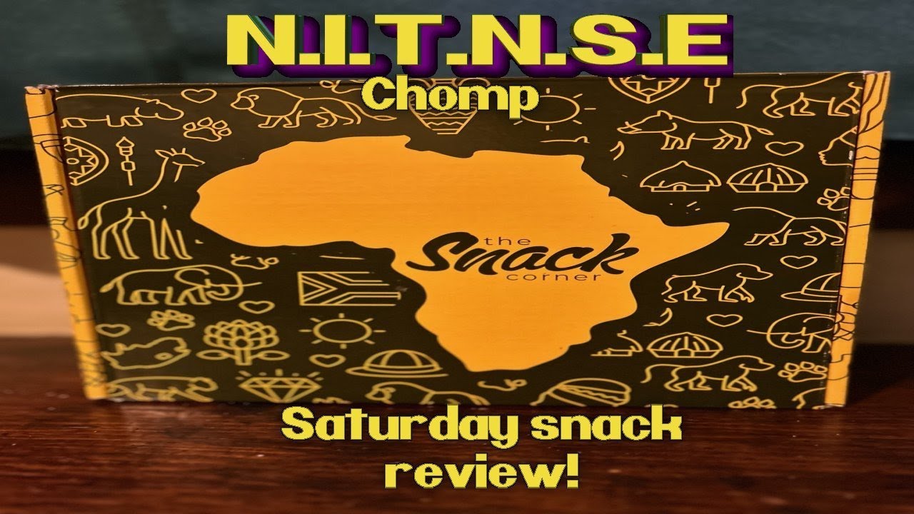 NITNSE Reviews South Africa Snack Box: Chomp - YouTube