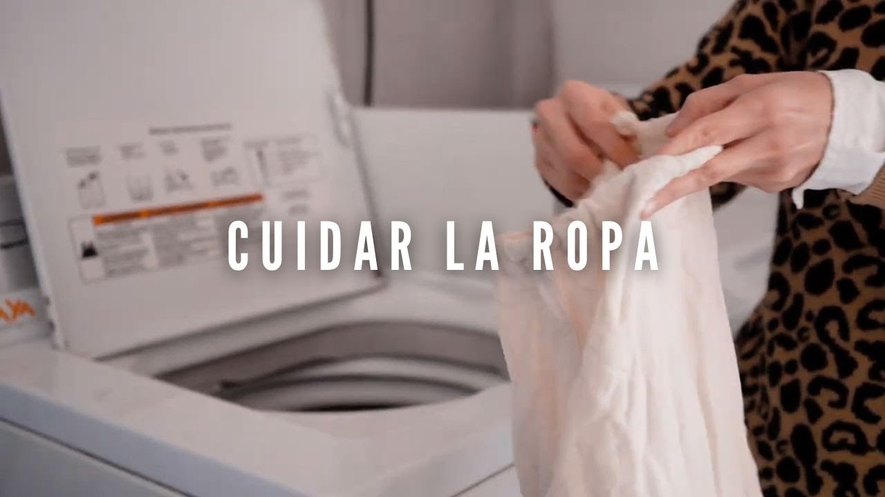 Cómo cuidar la ropa - moda lenta y sostenibilidad - YouTube