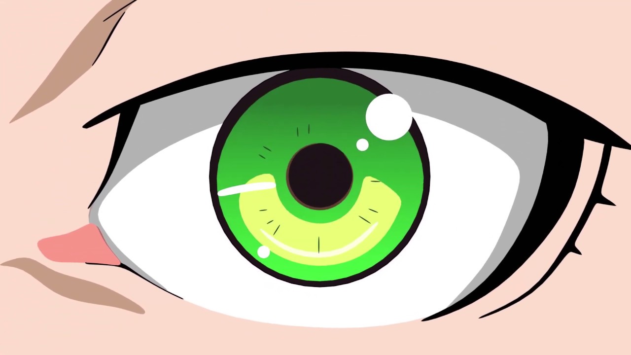 2D eye Practice blender2.82 Freestyle 3DCG - YouTube