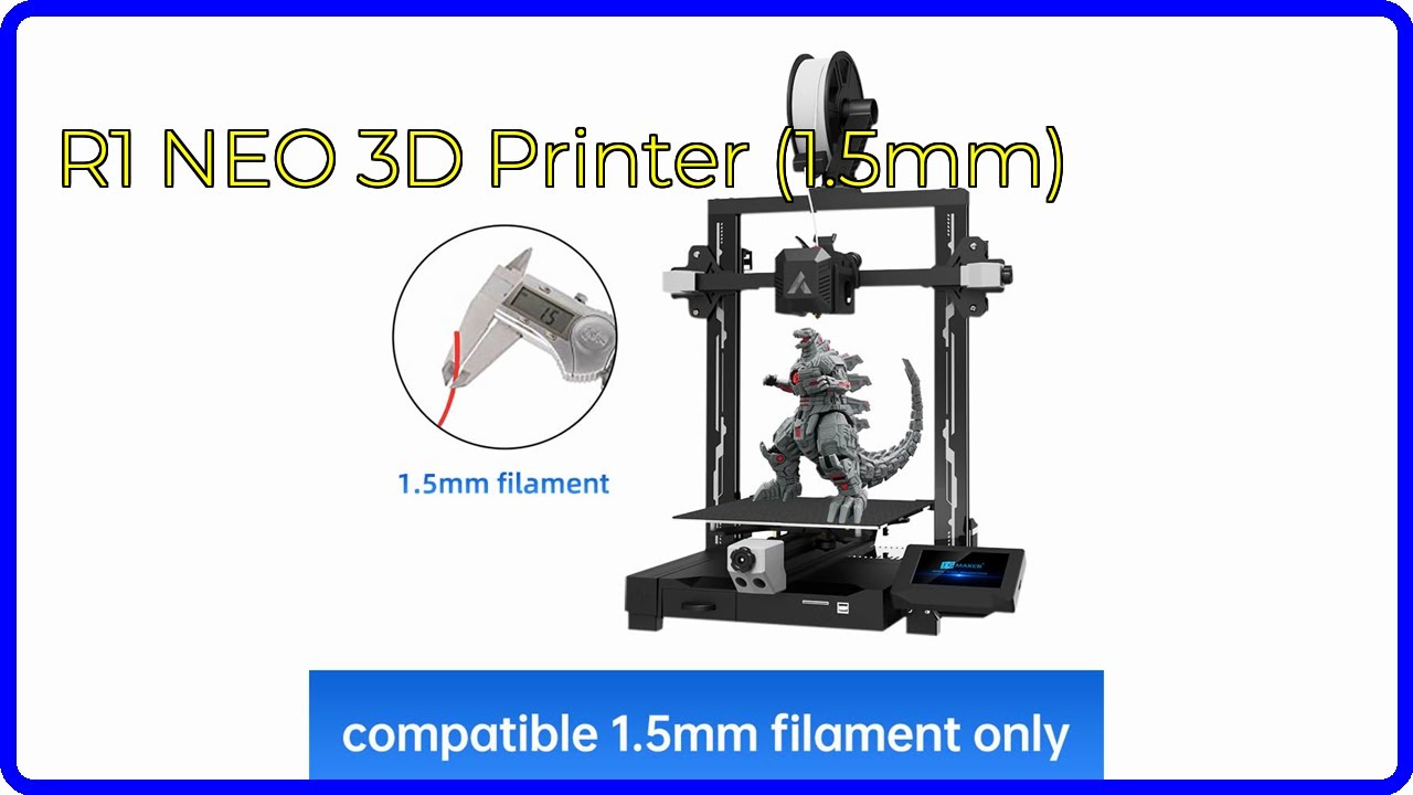 REVIEW (2024): R1 NEO 3D Printer (1.5mm). ESSENTIAL details. - YouTube