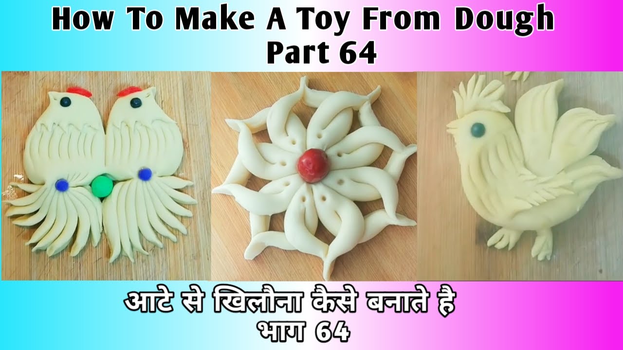 How To Make For Kids Flour Toys 🧸| बच्चों के लिए आटे का खिलौना कैसे ...