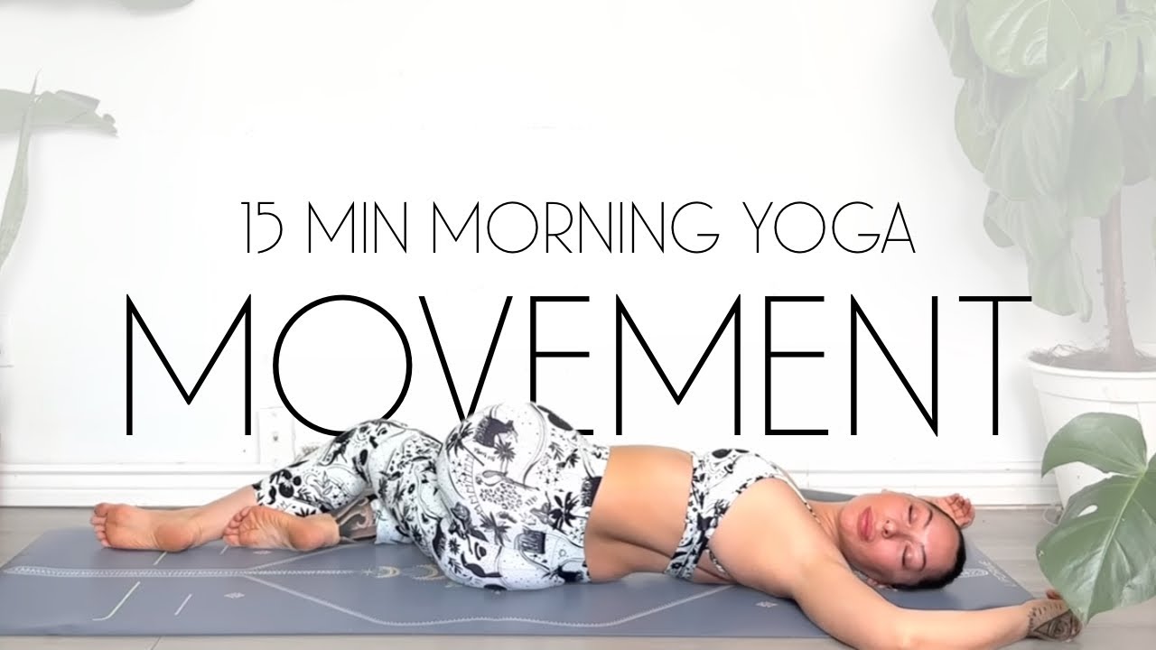 15 Min Morning Yoga Full Body Flow & Stretch (DAY 17) - YouTube