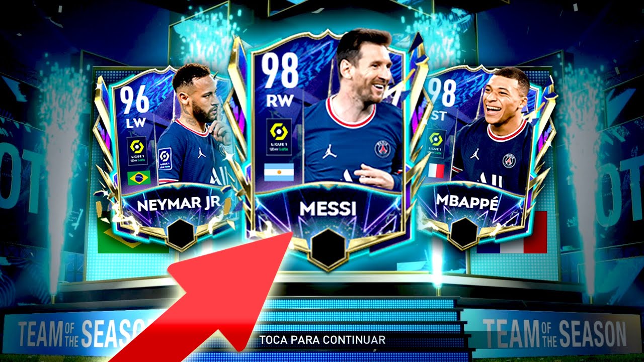 😎 MESSI TOTS, NEYMAR TOTS Y MBAPPÉ TOTS EN FIFA 22 MOBILE !!! EL MEJOR ...