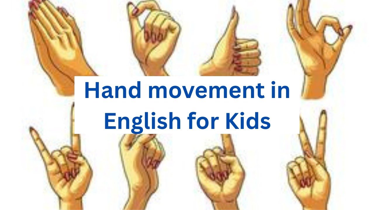 Hand movement in english, Hand movement Vocabulary, what is this Called ...