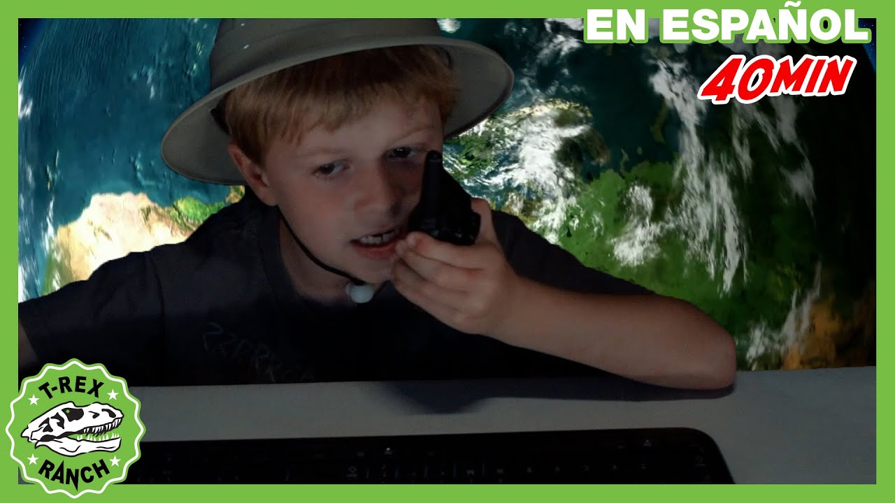 Parque de T-Rex | Un Dinosaurio T-Rex Gigante y Ranger Aaron en un ...