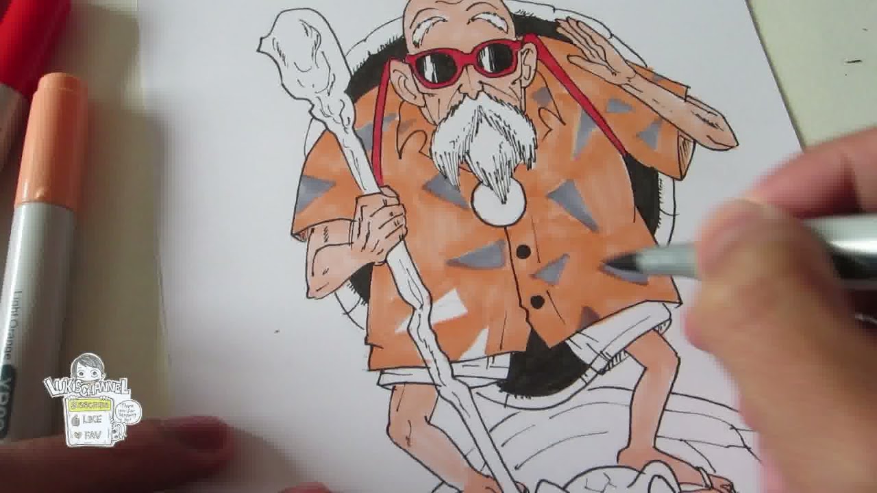 [Request] How to draw Muten Roshi /Kame Sennin from Dragon Ball 武天老師 ...