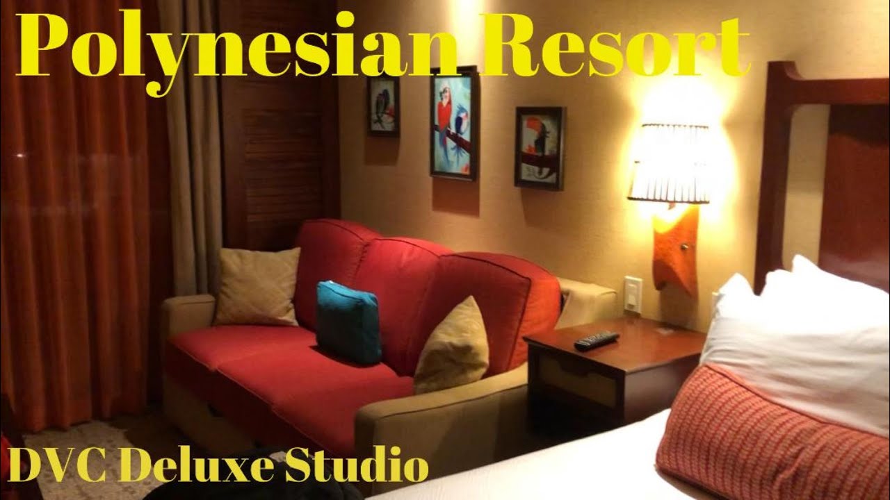 Disney's Polynesian DVC Deluxe Studio Villas - Lake View - YouTube