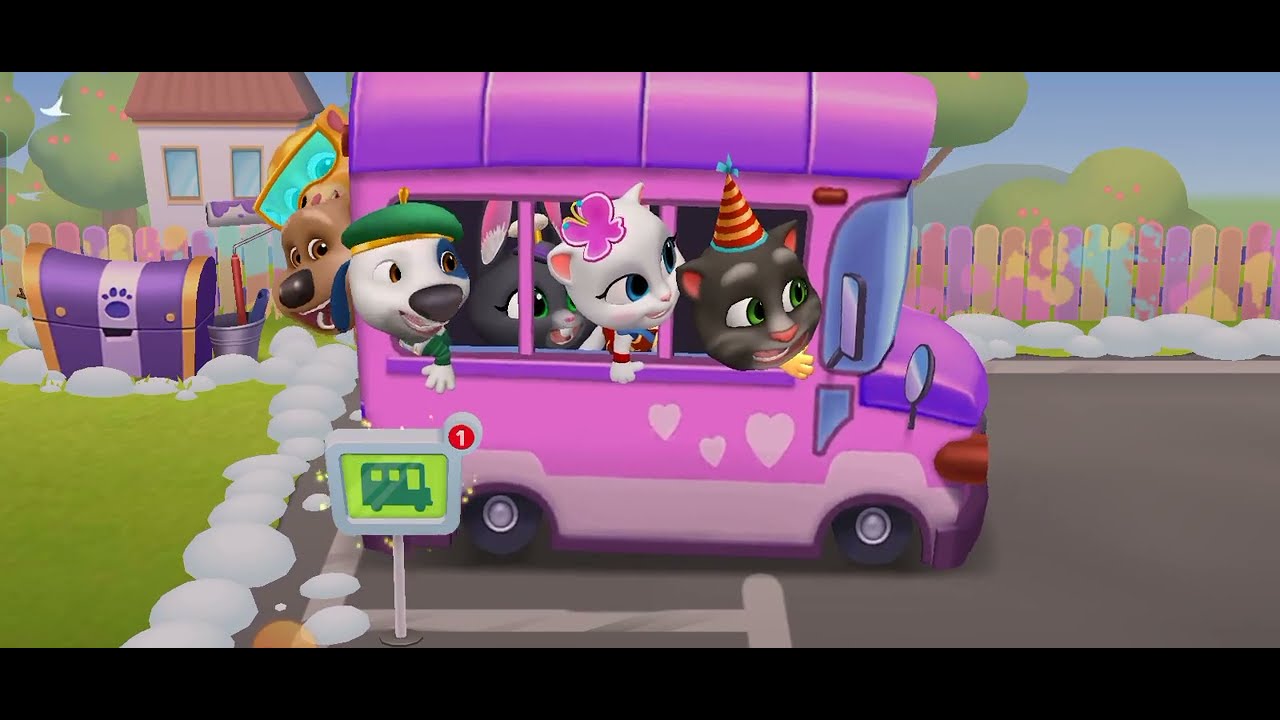 MY Talking Tom Gift Time 😁 Tolking Tom. বিড়ালের গিফট কার্ড ️ ...