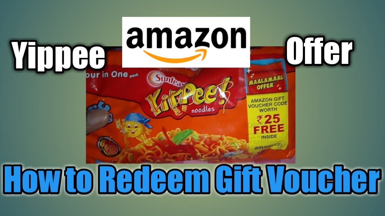 YIPPEE NOODLES || Free Amazon Gift Voucher (MAALAMAAL OFFER ...