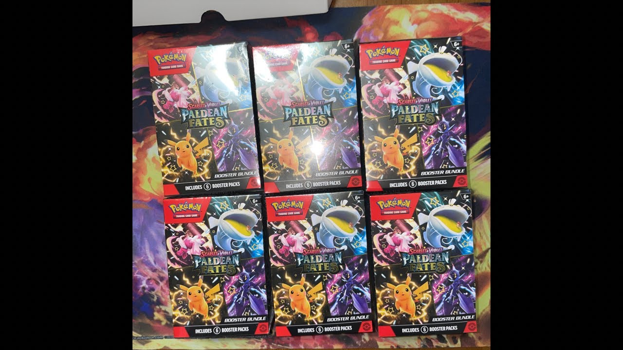 🚨🗣️Ripping 6 Paldean Fates booster bundle boxes from GameStop‼️#pokemon ...