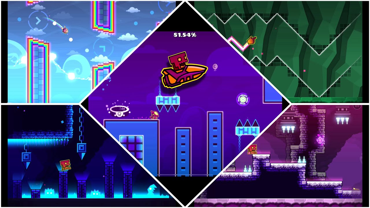 My scrapped/unfinished levels in geometry dash.. - YouTube