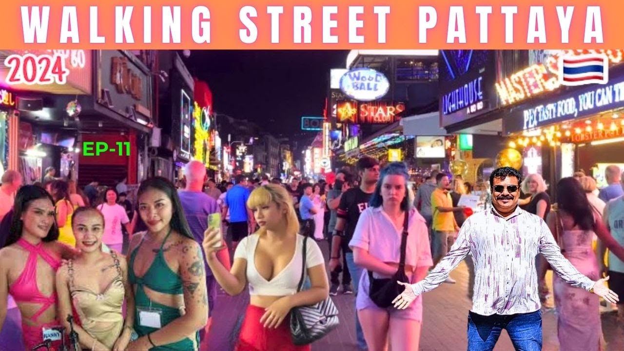 Pattaya's Iconic Walking Street I Thailand Pattaya beach road I Boat ...