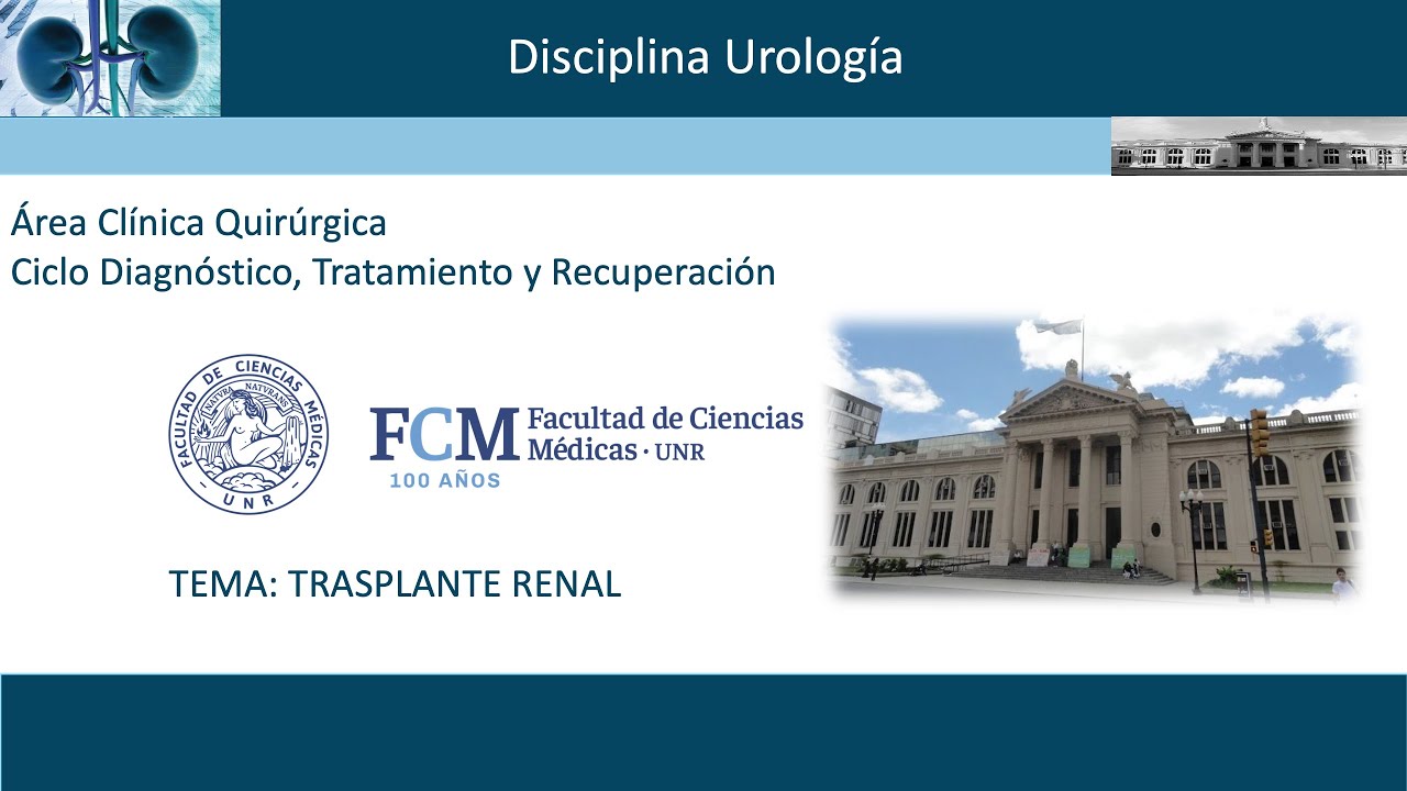 Trasplante Renal. Dr. Germán PEDEMONTE - YouTube