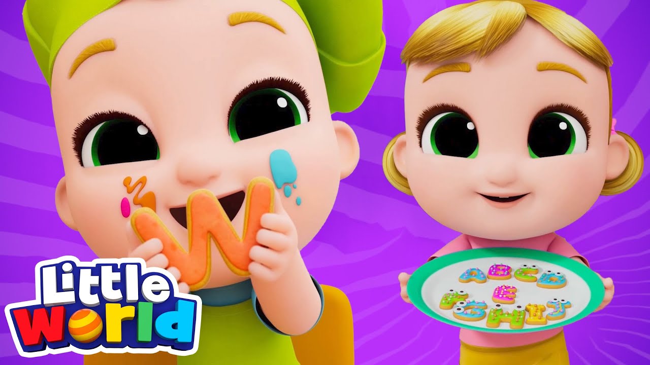 ABC Song: Baby's Learn The Alphabet | Little World Nursery Rhymes and ...
