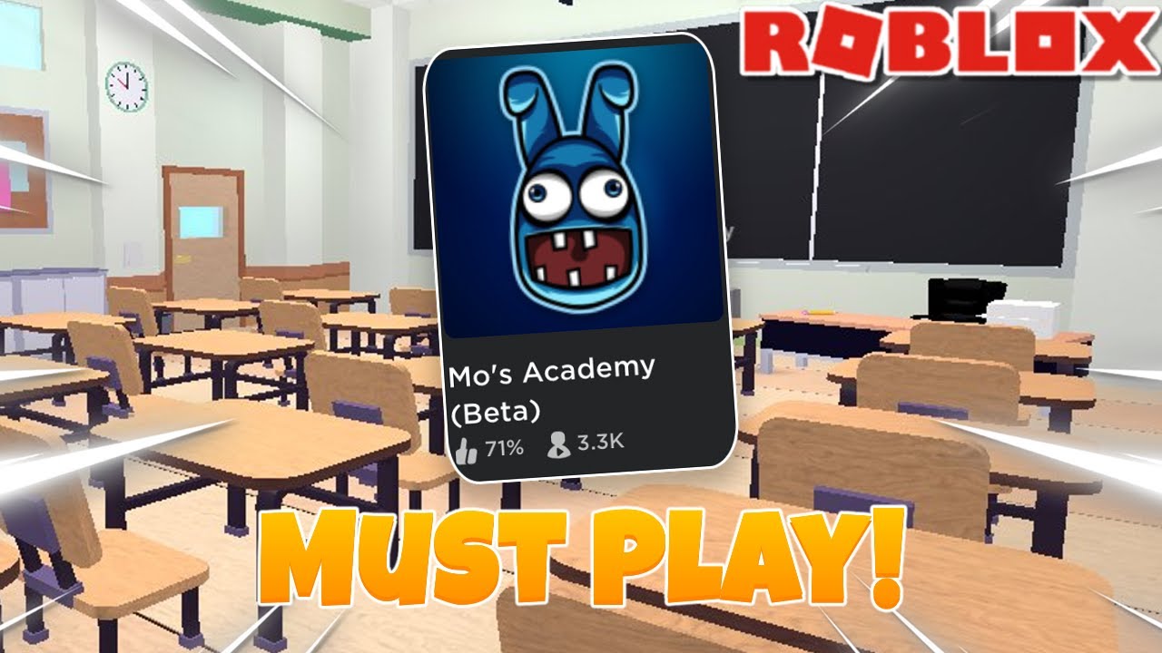 Mo's Academy A NEW UNIQUE Roblox RP Game... (MUST PLAY!) - YouTube