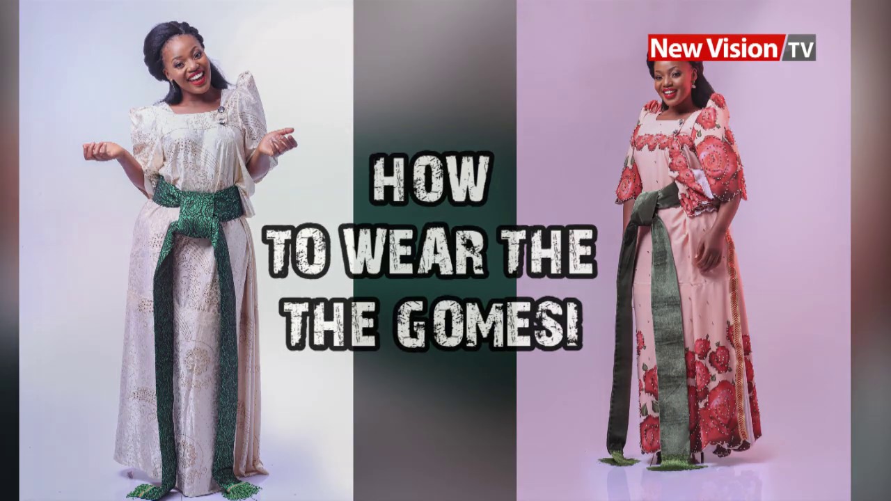 How to wear the gomesi - YouTube