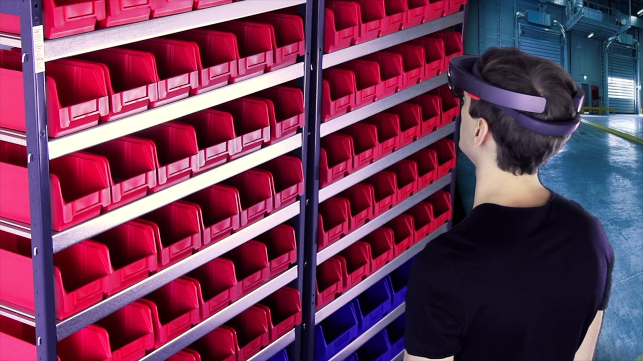 Phaenom Hololens Solution: Pick by HoloLens - YouTube