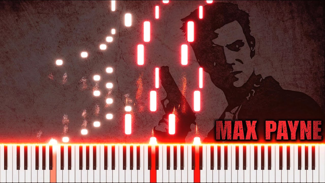 MAX PAYNE - Main Theme | Piano Tutorial + Sheet Music - YouTube