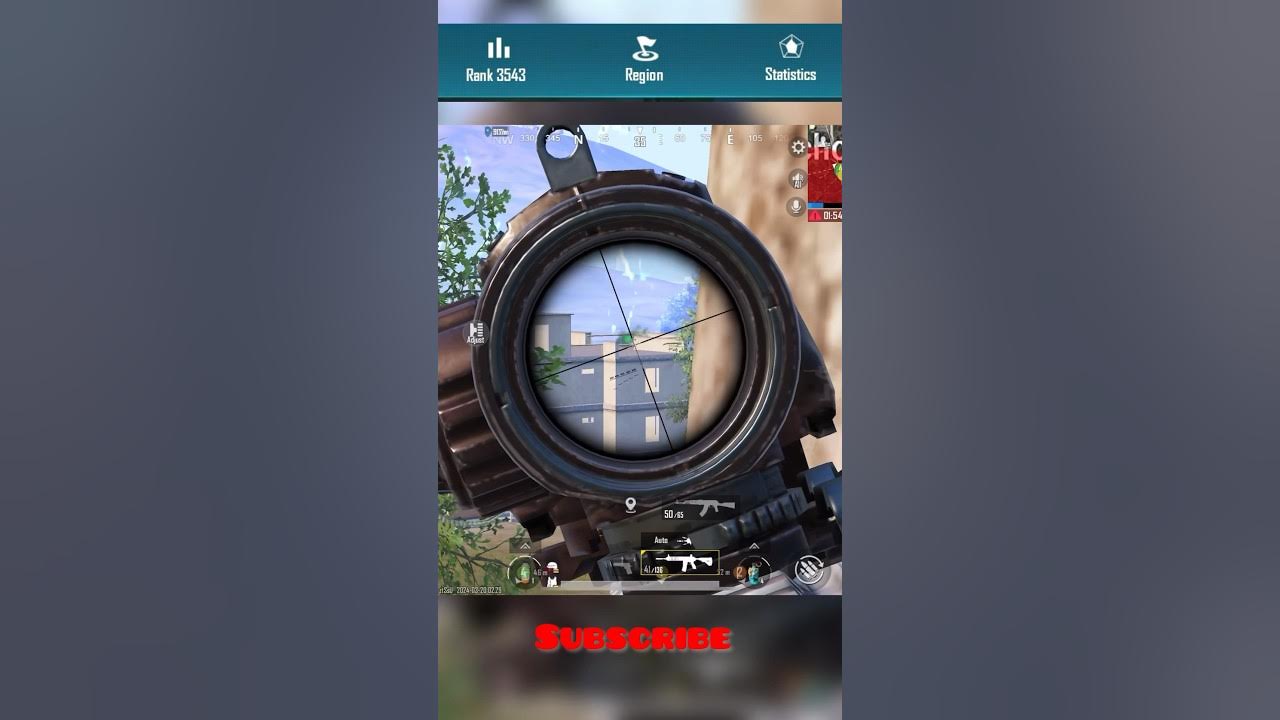 BGMI , pubg , 6X M416 spray sensitivity no recoil , conqueror rank push - YouTube