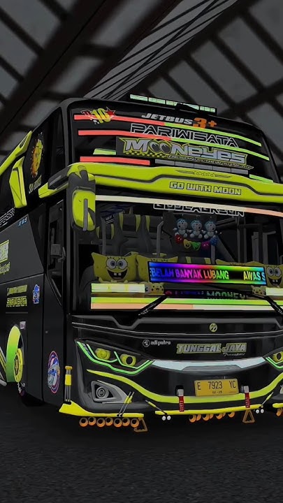 Livery TJ MOONEYES BUSSID V4.2 Kodename SRIKANDI Rombak JB3 ‼️ - YouTube