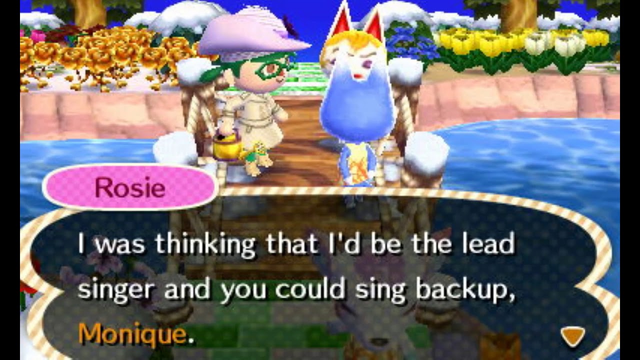 Animal Crossing New Leaf - Rosie and Monique - YouTube