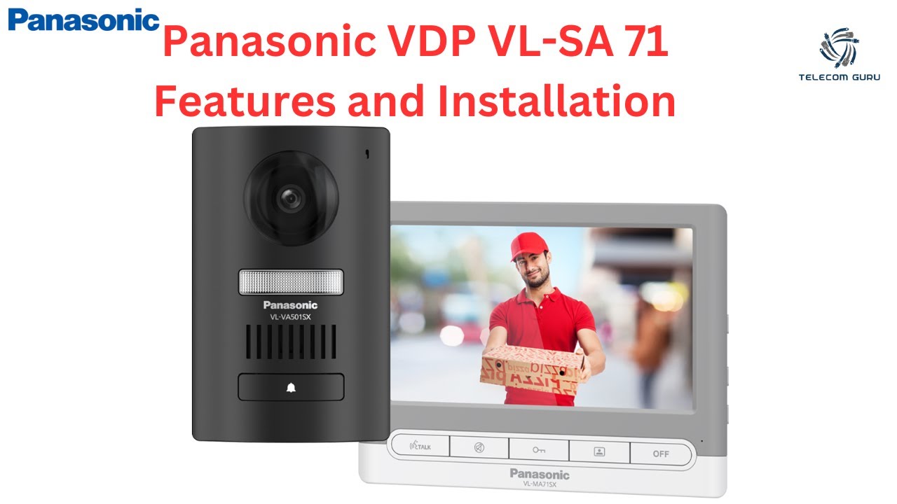 PANASONIC VL-SA71 Video Intercom System features and Installation with ...