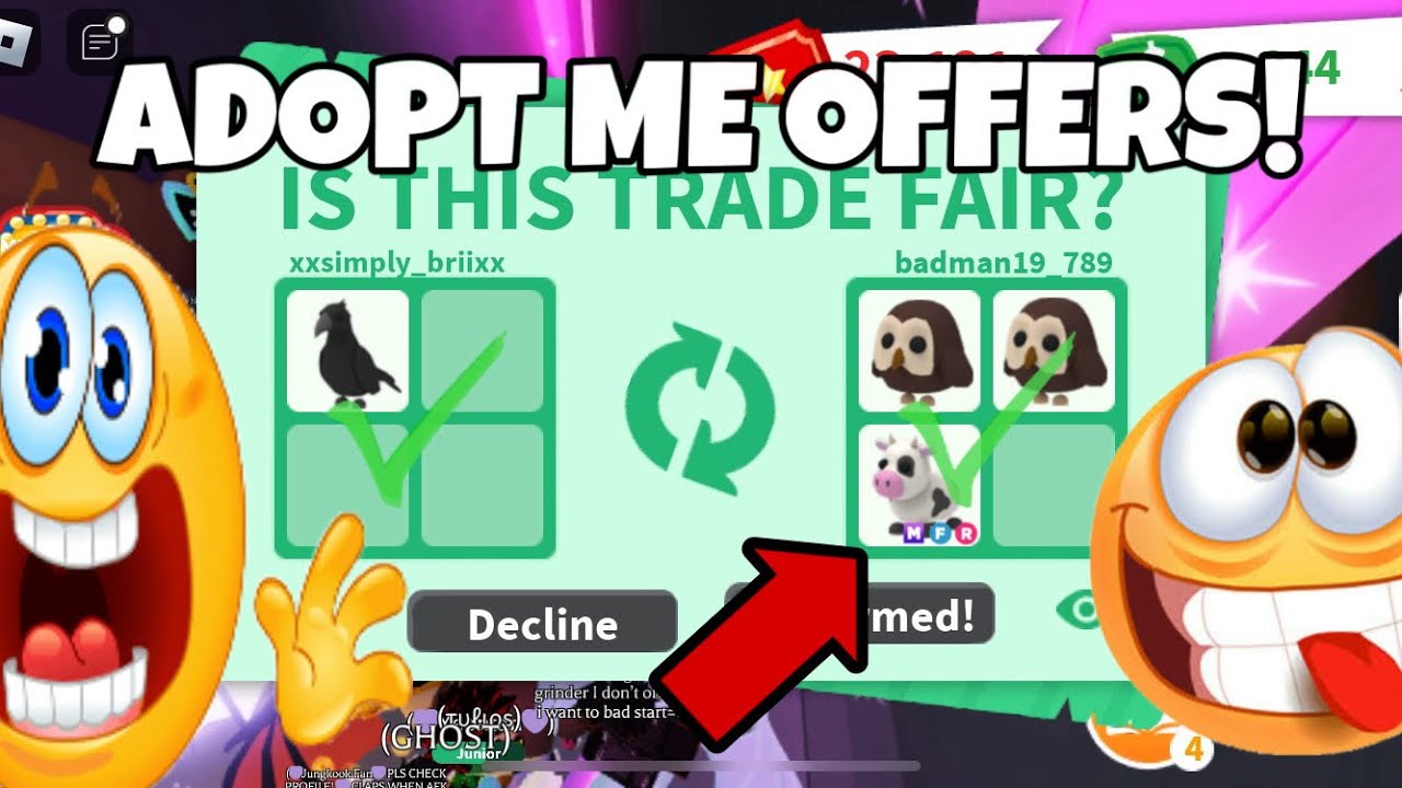 TRADING GOOD PETS FOR EVEN BETTER OFFERS! Adopt Me Trades! - YouTube
