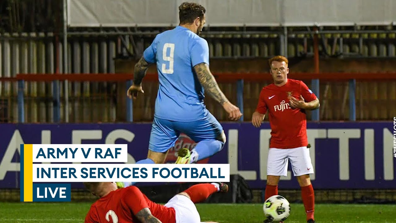 Army v RAF LIVE | Inter Services men's football championships 2024 ...