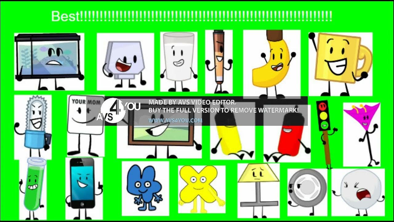 My Best To Worst Object Show Characters List - YouTube