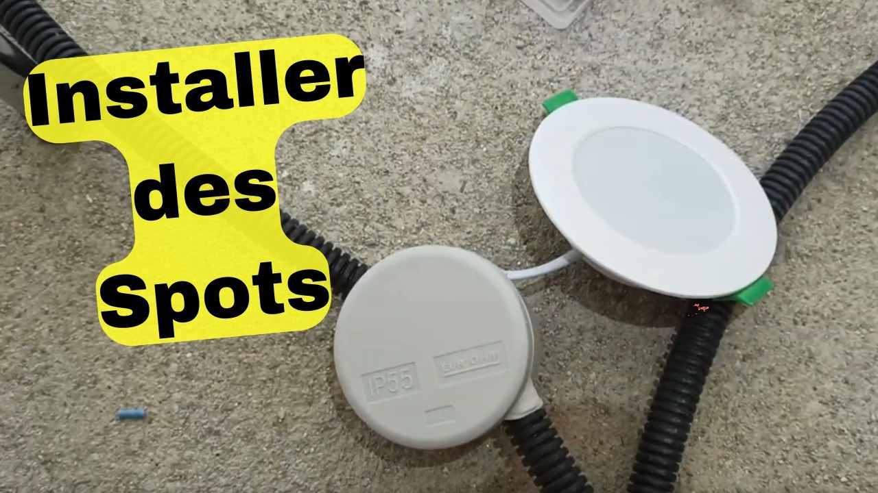 Comment Installer des Spots en série - YouTube