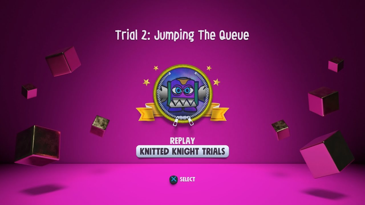 Sackboy™ A Big Adventure - Knitted Knight Trials - Trial 2: Jumping the Queue - YouTube