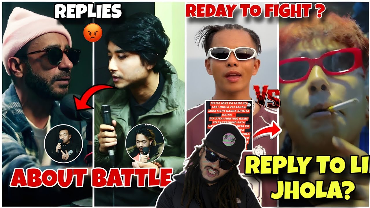 LIL JHOLA VS NIMBU JODA FIGHT😱JODA READY TO FIGHT! BATTLE RAPPER REPLY ...