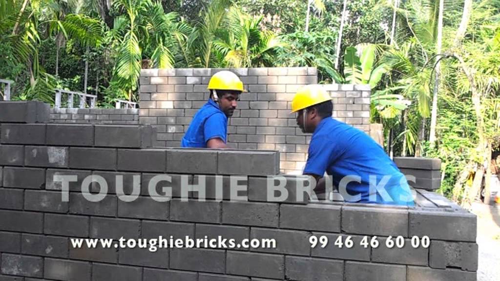 toughie concrete locking bicks - YouTube