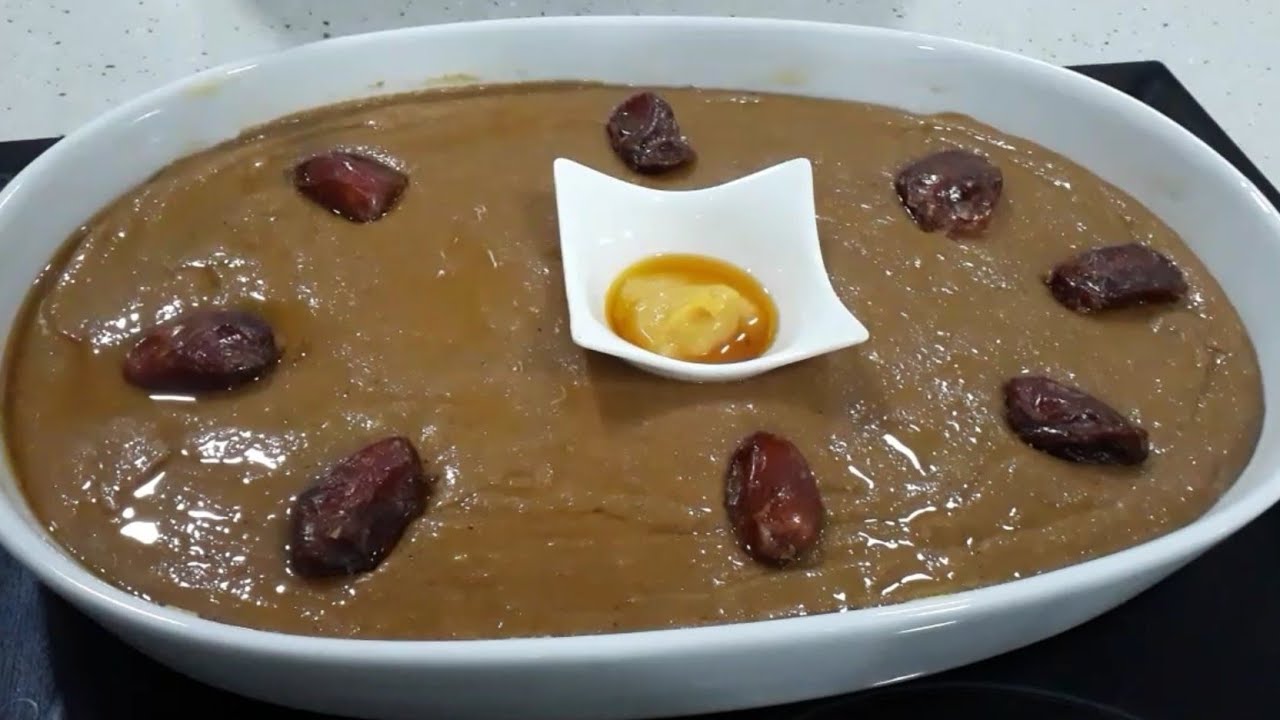 Arabian Dates Aseeda Recipe| Arabic Dessert| Dates Pudding| How To Make ...