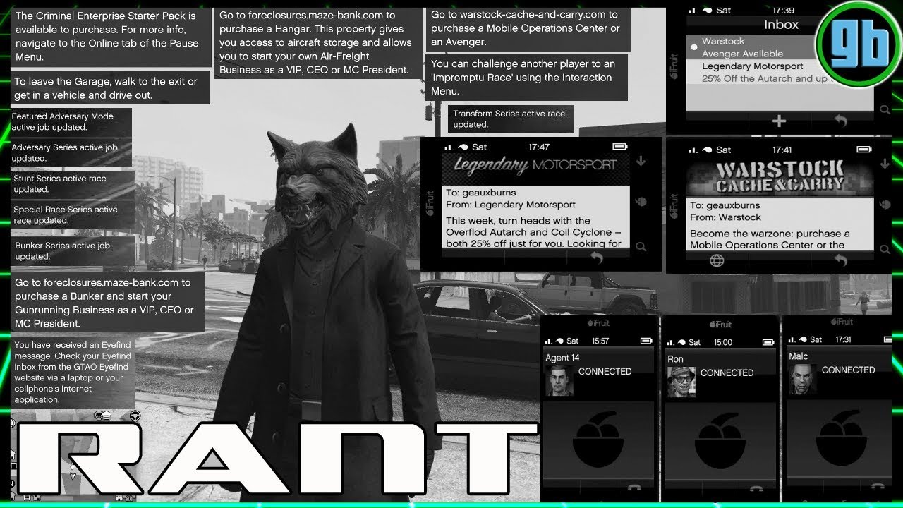 GTA Online: Notifications Rant - YouTube