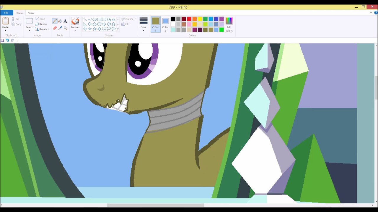 Base Speedpaint - MLP (FNAF 3) - YouTube