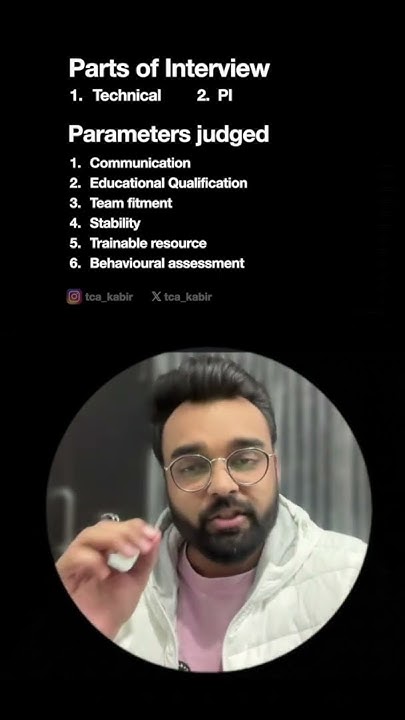 Crack your interview very easily! Click the link to watch the full video! - YouTube