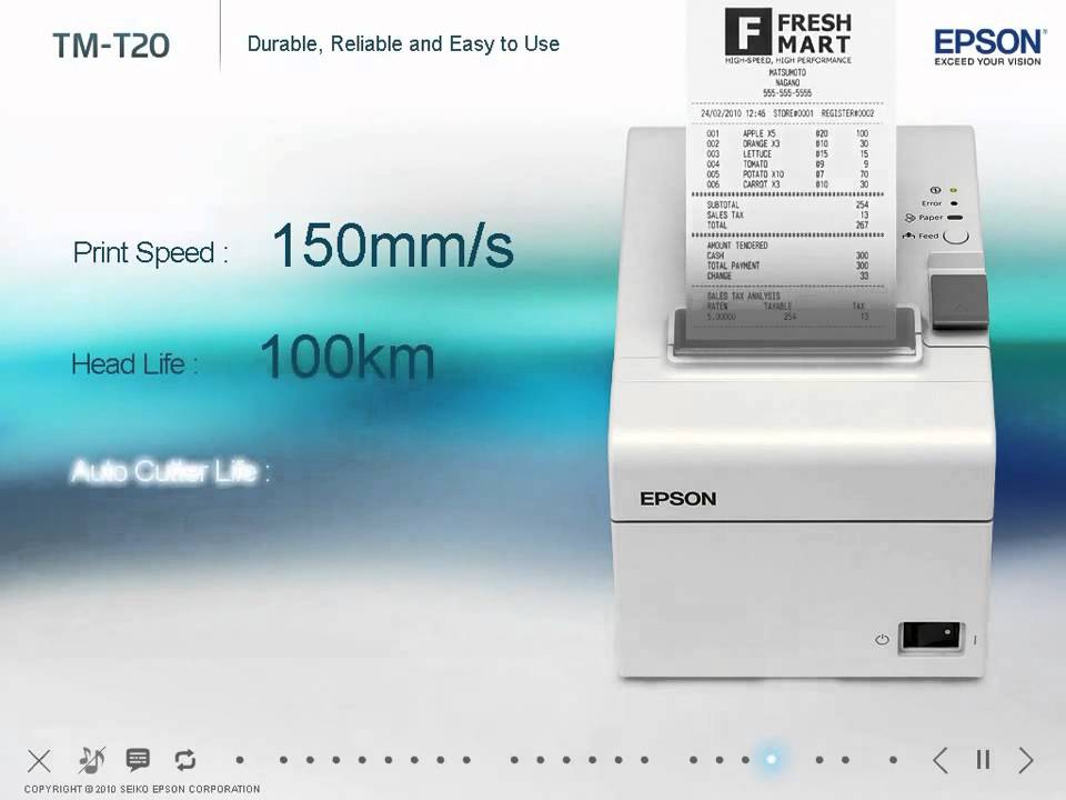 Introducing the Epson TM T20 - YouTube