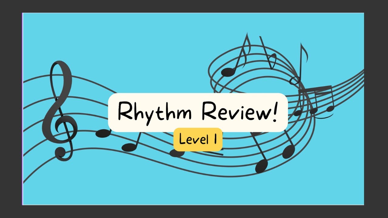 Rhythm Review Play-along: Level 1! - YouTube
