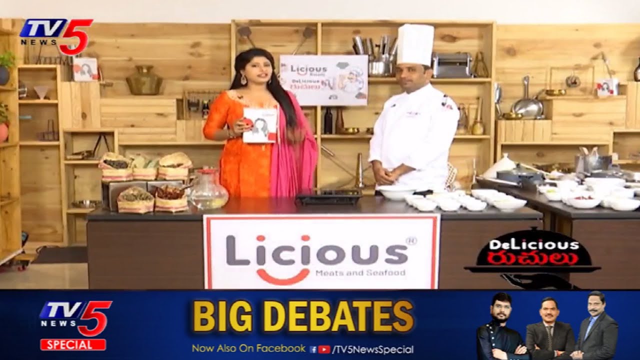 Licious Delicious Ruchulu | Mulakkada Mutton curry & Guntur Kodi Vepudu Recipe | TV5 Kitchen5 ...