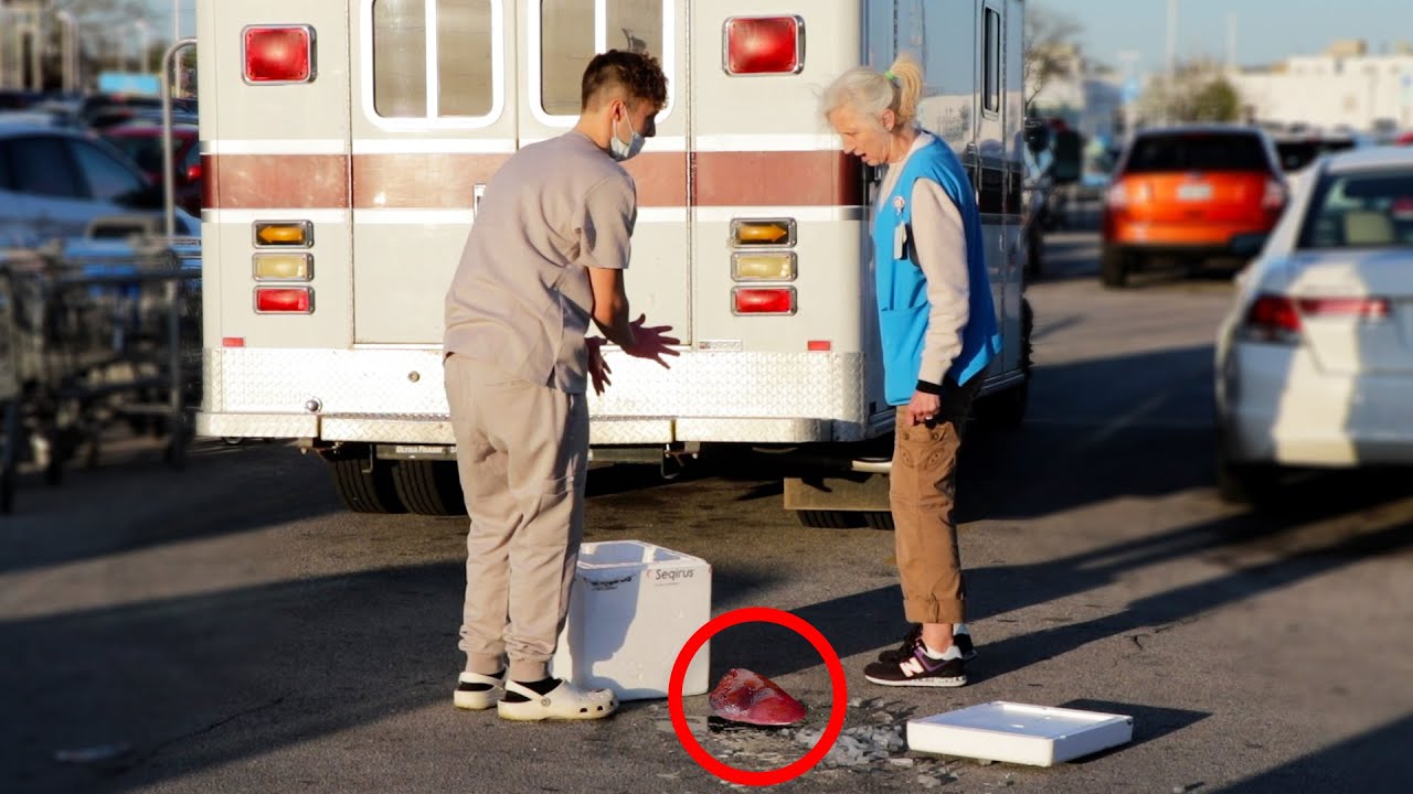 Dropping Body Parts in Front of People! - YouTube